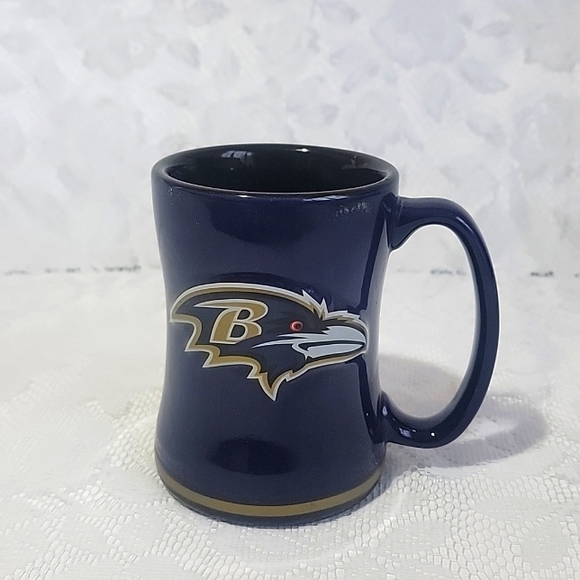 NFL | Dining | Nfl Logo Baltimore Ravens Relief Coffee Mug | Poshmark